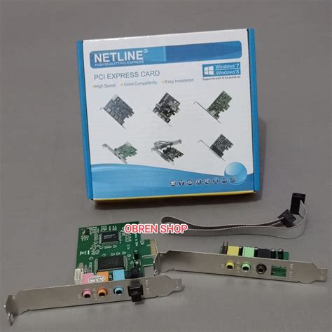 NETLINE CARD PCI EXPRESS PCIE SOUND 7 1 Lazada Indonesia