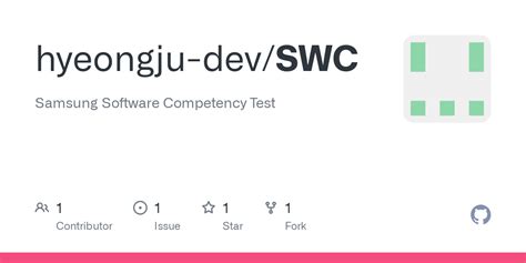 GitHub Hyeongju Dev SWC Samsung Software Competency Test