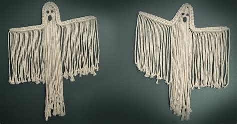 How To Make A Macrame Ghost Wall Hanging Cuckoo4design