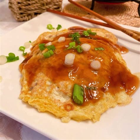 Egg Foo Young Chinese Omelette Mushroom Fu Yung Omelette Chinese