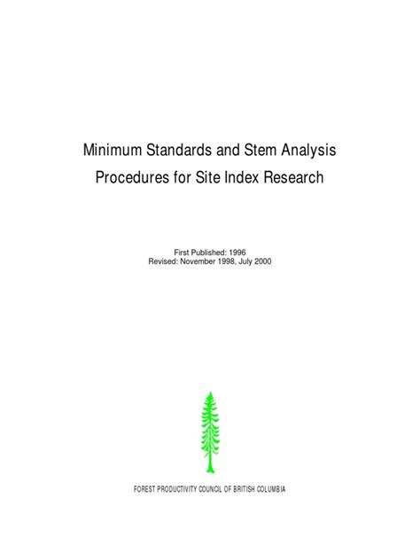 Stem Analysis Pdf Trees Measurement Stem Analysis Pdf Trees Measurement