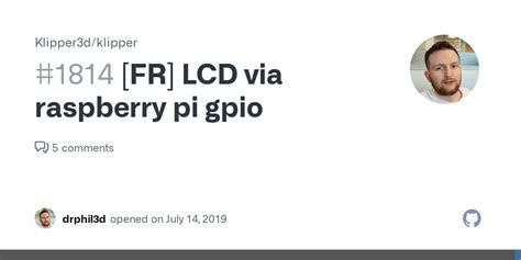 [fr] lcd via raspberry pi gpio · issue 1814 · klipper3d klipper · github