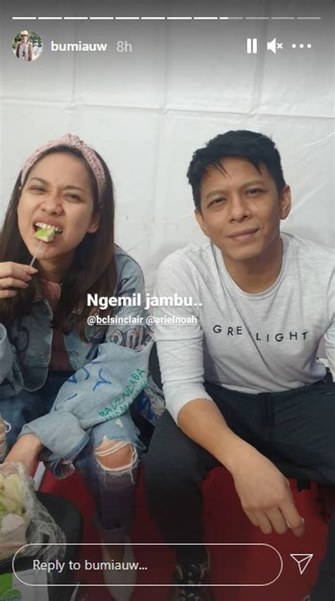 Bcl Kepergok Bareng Ariel Noah Di Belakang Panggung Lakukan Hal Ini Wajah Keduanya Jadi Sorotan