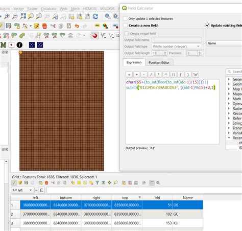 Qgis Create A Grid With All Polygons Labelled Index Style Geographic Information Systems