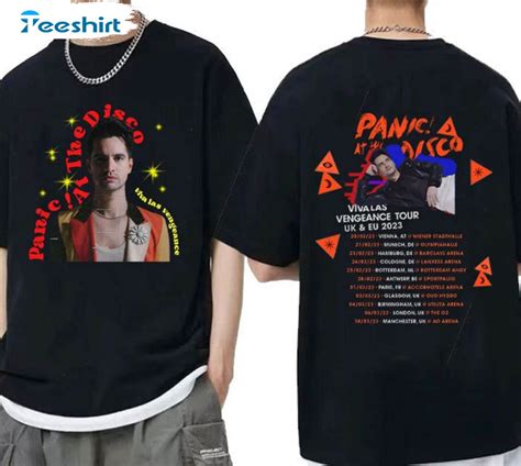 Panic At The Disco Tour 2023 Vintage Shirt Viva Las Vengeance Tee Tops