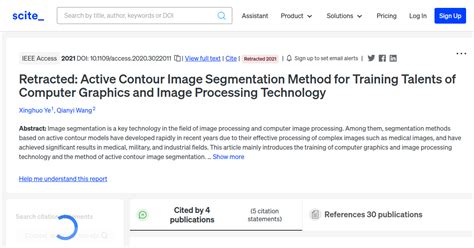 Retracted Active Contour Image Segmentation Method For Training Talents Of Computer Graphics