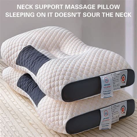 Wanfds Pain Relief Cervical Pillow For Neck And Shoulder Support