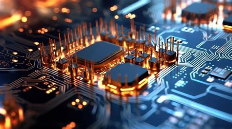 Premium Ai Image Highly Detailed Technology Texture Ai Supercomputer Chrome Insane Level Of