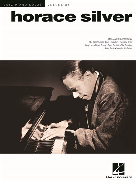 Horace Silver Jazz Piano Solos Series Volume 34 Hal Leonard Online
