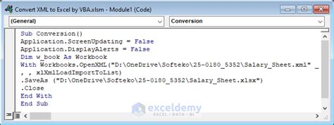 Vba Code To Convert Xml To Excel 2 Methods