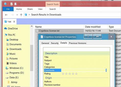 Comments Field In File Explorer Windows 10 Forums