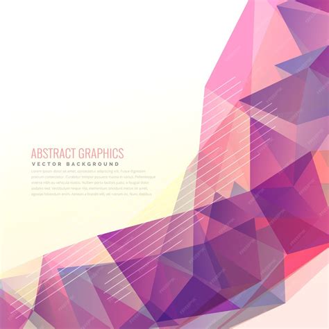 Free Vector Abstract Geometrical Triangle Background
