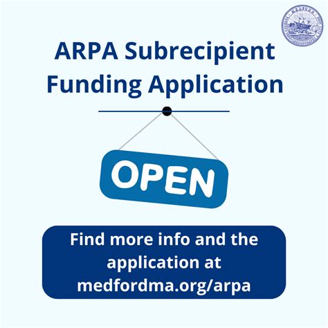 The City Opens Application For Arpa Subrecipient Funding Round Details