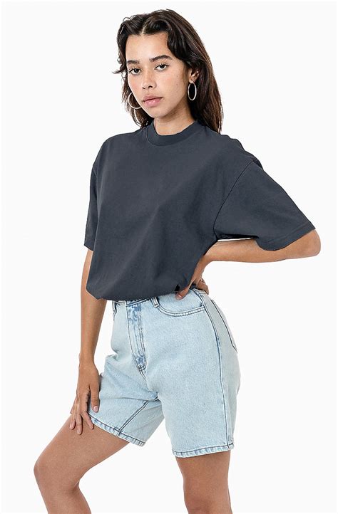 Core Garment Dyed Heavyweight Tee Vintage Black Uneven