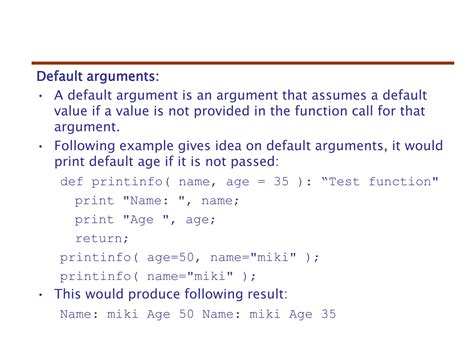 Python Programming Functions And List And Tuples Ppt