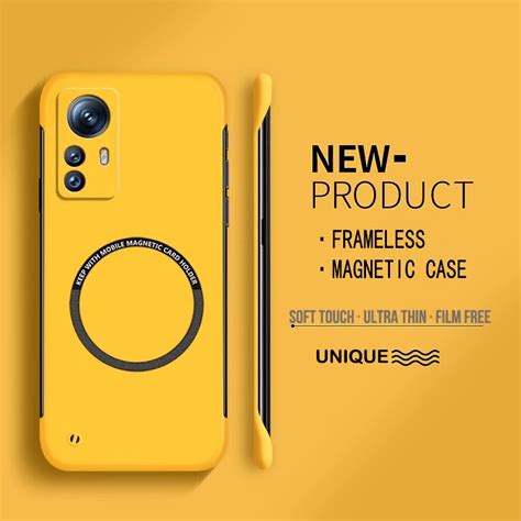 Ultra Thin Hard PC Magnetic Frameless Phone Case For Magsafe Xiaomi Mi T T