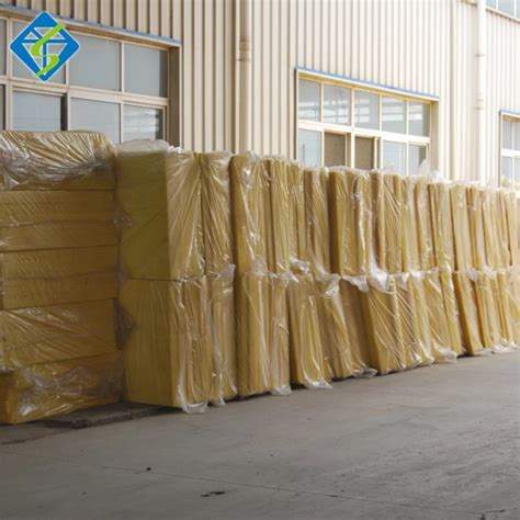 Buy Heat Insulation Fireproofing High Density Glass Fiber Wool Board