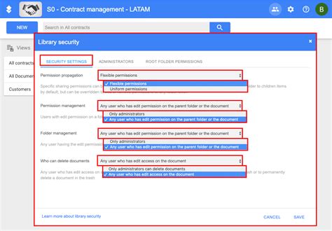 Configure Security Settings In Secured Folders In The AODocs Interface AODocs Knowledge Base
