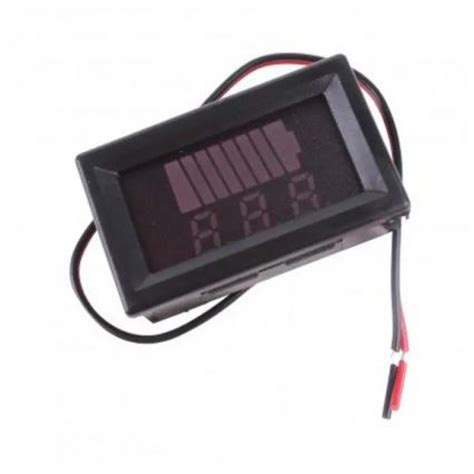 12v Battery Capacity And Charging Level Indicator With Voltmeter Module