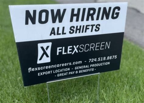 Flexscreen Is Hiring