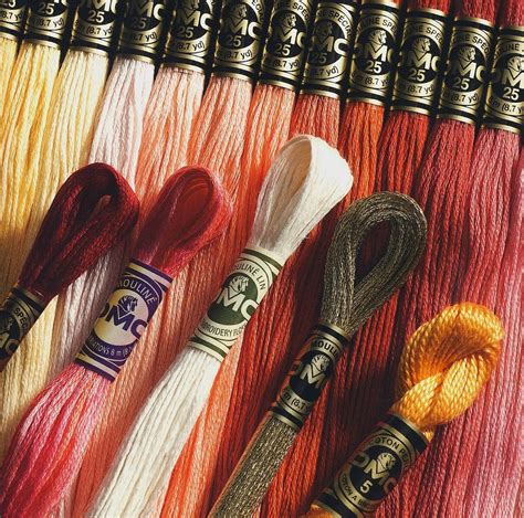 Dmc Cotton Embroidery Floss 100 Cotton Embroidery Thread Embroidery