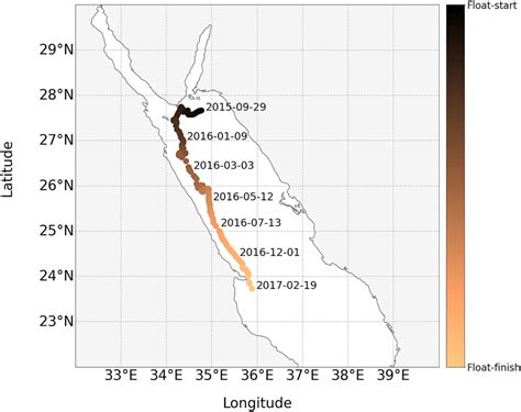 Map Showing The Locations Of Biogeochemical Argo Float Profiles Of Over