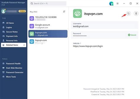 Dualsafe Password Manager User Manual