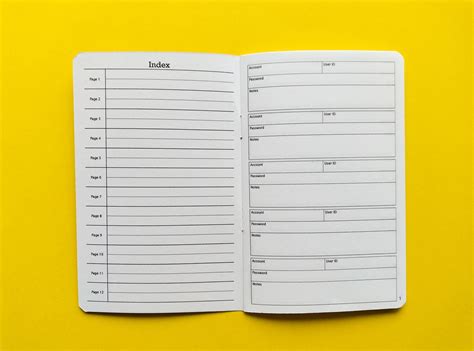 Password Tracker Notebooks Log Login Organizer Password Keeper Password Book Password