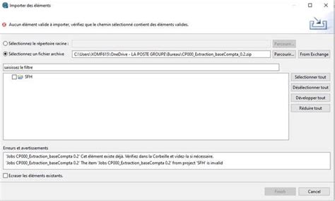 solved errors when trying to import talend jobs from tos qlik