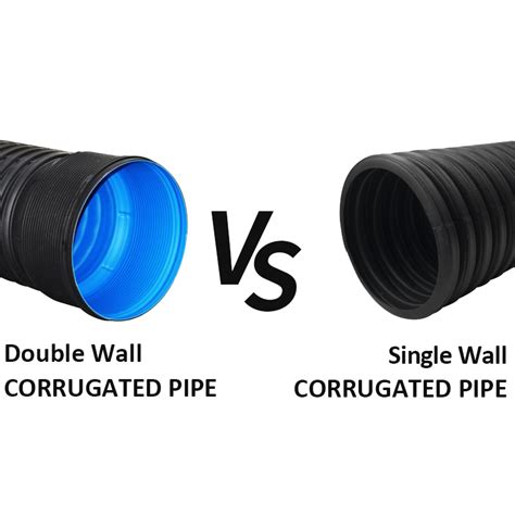 Hdpe Double Wall Vs Single Wall Corrugated Pipe Haili Pipe