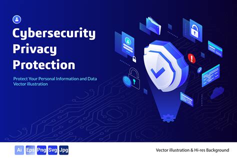 Cybersecurity Privacy Protection Graphic By Innni · Creative Fabrica