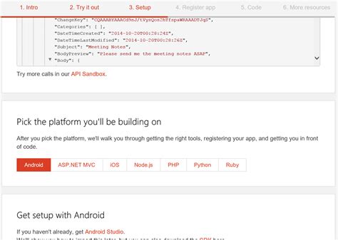 getting started flows for office 365 apis and office add ins