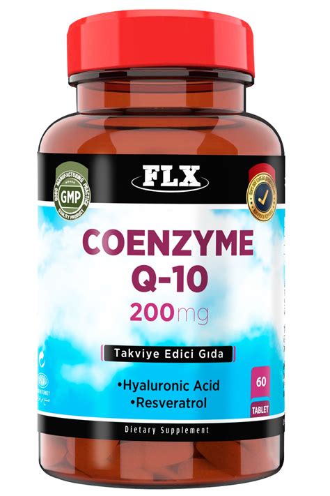 Flx Coenzyme Q 10 200 Mg Hyaluronik Asit Resveratrol 60 Tablet Fiyatı