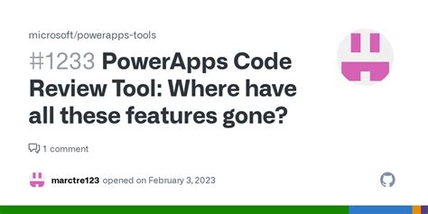 powerapps code review tool where have all these features gone · issue