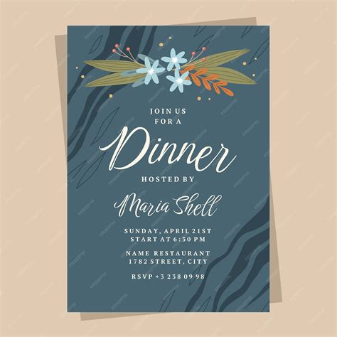Formal Dinner Party Invitation Wording