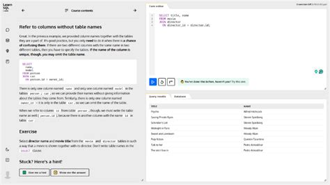 What Do Our Users Think About The Sql Basics Course