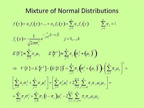 Mixture Of Normal Distributions Body Mass Indices Among