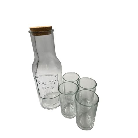 Eco Friendly 5piece Glass Juice Jar Set Sd 017 Shop Today Get It Tomorrow