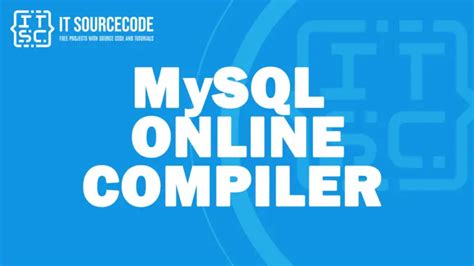 Mysql Online Compiler