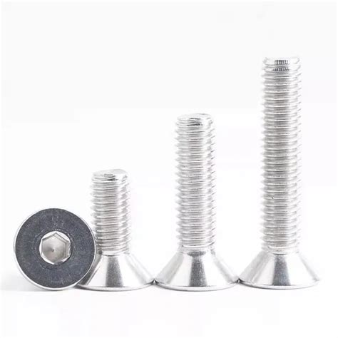 M10x16 Hex Socket Flat Countersunksocket Head Cap Screw Ansi B183