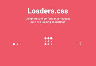 Delightful And Performance Focused Pure CSS Loading Animations Loaders Css JqueryHub