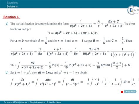 Solved Exercises Simple Integration Pdf