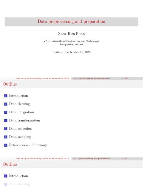 Data Preprocessing Guide For Analysis Pdf Data Analysis Applied