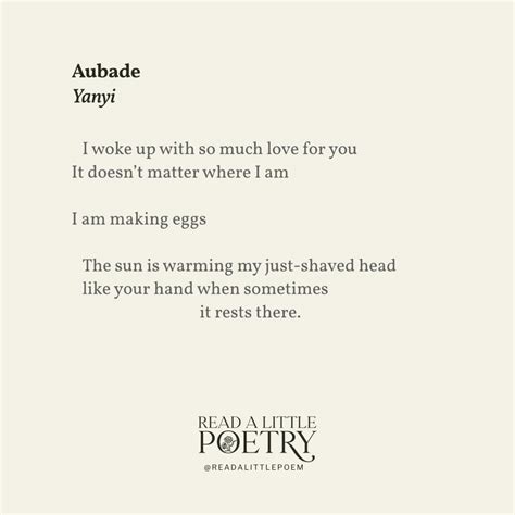 Aubade Meaning