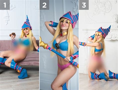 Dark Magician Girl Boudoir Cosplay Print 85x11 Etsy