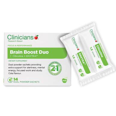 Clinicians Brain Boost Duo 14 Sachets Nz