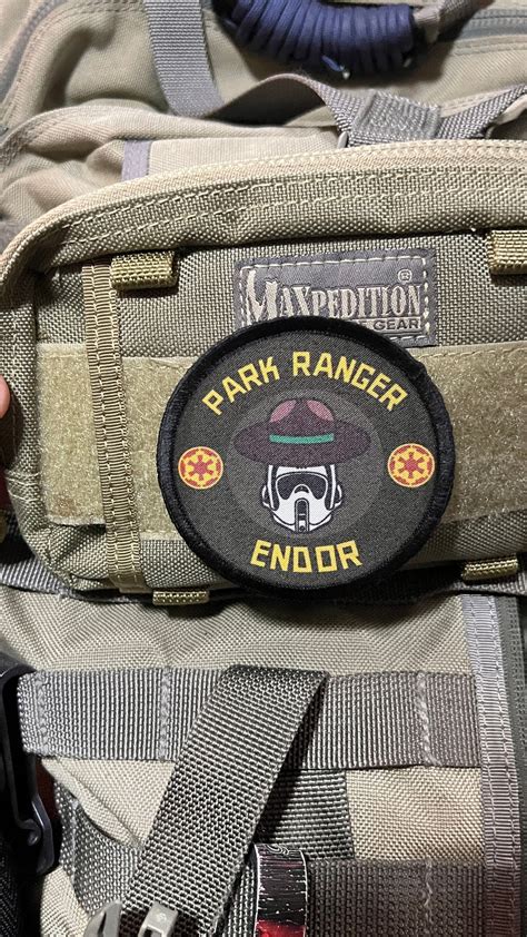 Star Wars Endor Park Ranger Scout Trooper Morale Patch Custom Velcro Morale Patches