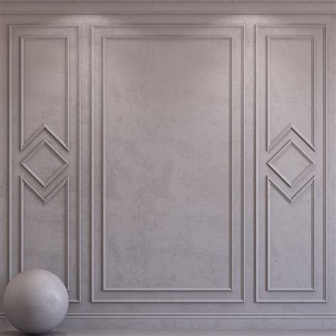 Decorative Plaster With Molding 40 102602 3d Model Download 3d