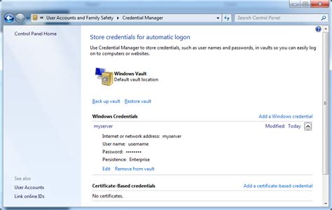 Windows 7 Remove Saved Passwords It Support Guides