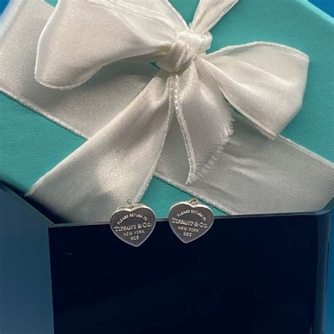 Tiffany Co Jewelry Tiffany Co Return To Tiffany Heart Tag Stud